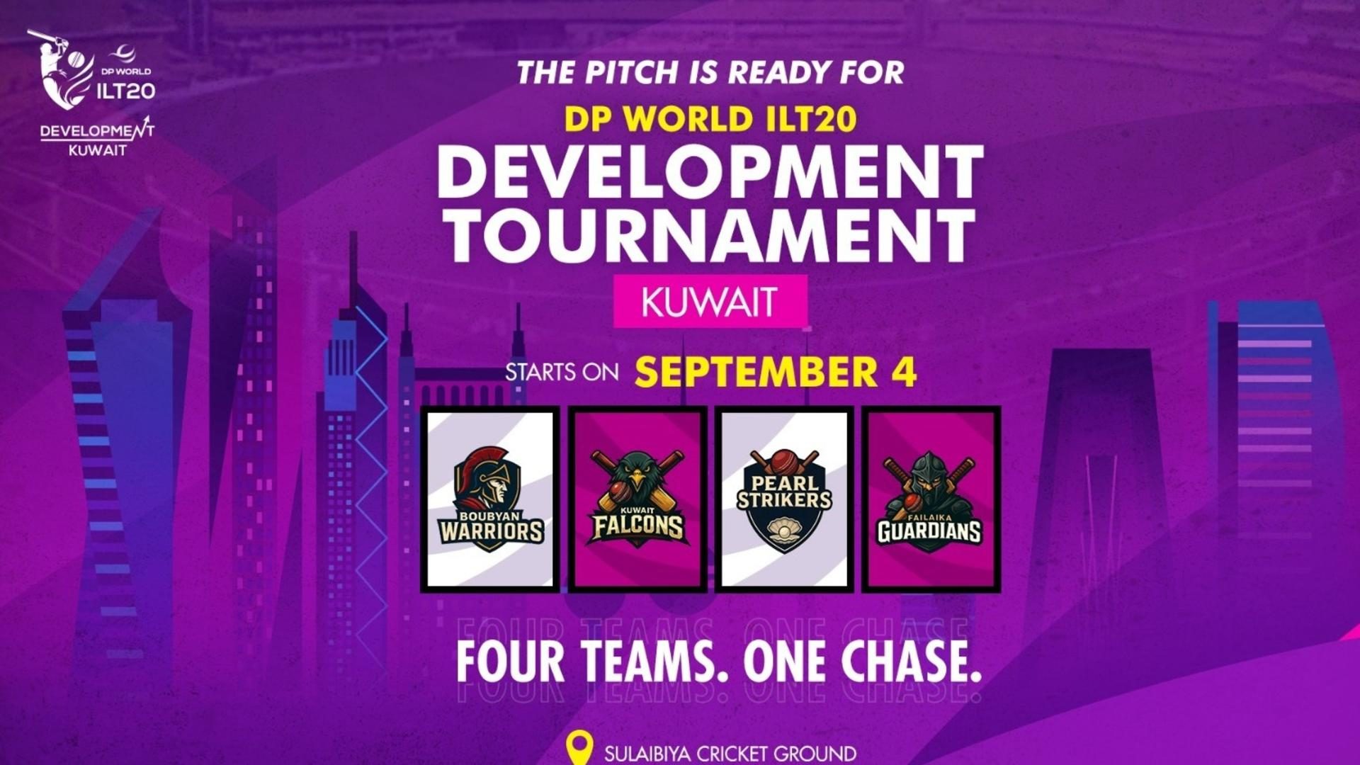 DP World ILT20 Development Tournament - Kuwait 2025 to begin from 4 ...