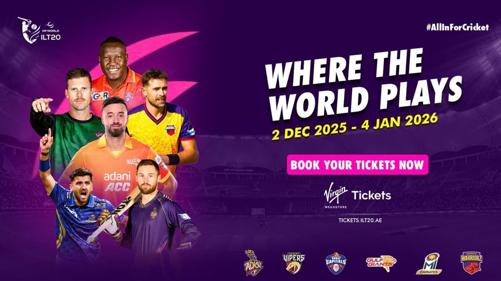 Match tickets for the blockbuster DP World ILT20 Season 4 are available now