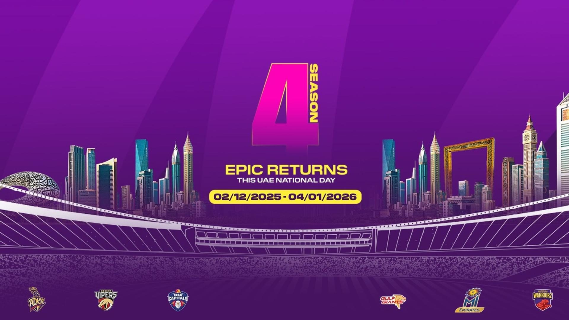 DP World International League T20 | Official Website | ILT20 2025